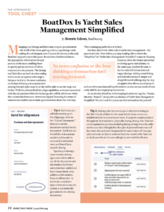BoatDox Is Yacht Sales Management Simplified – BoatDox